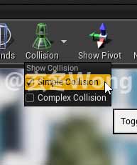 [UE4]Add Customized Collision for Static Mesh